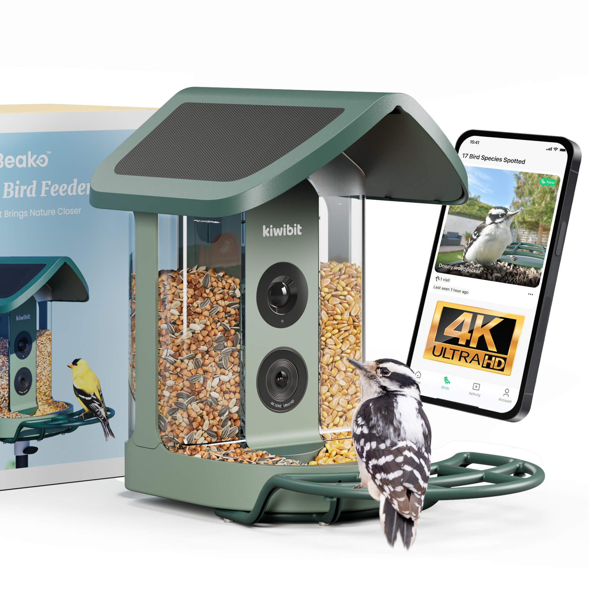 Beako 4K Smart Bird Feeder With Camera – Kiwibit